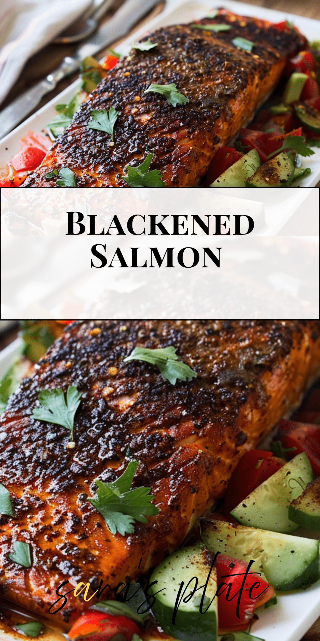 Blackened salmon | Sara's Plate