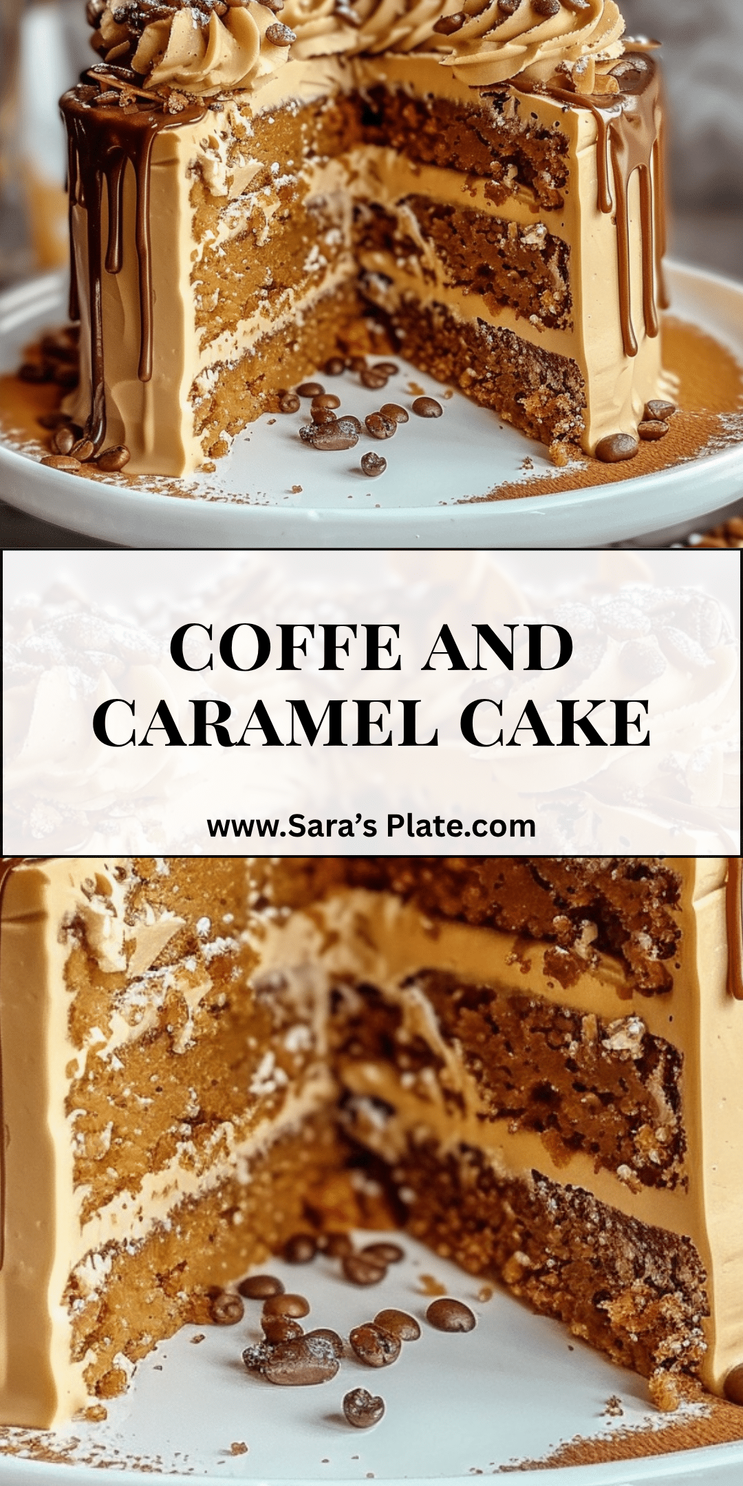 Coffee Caramel Cake | Sara's Plate