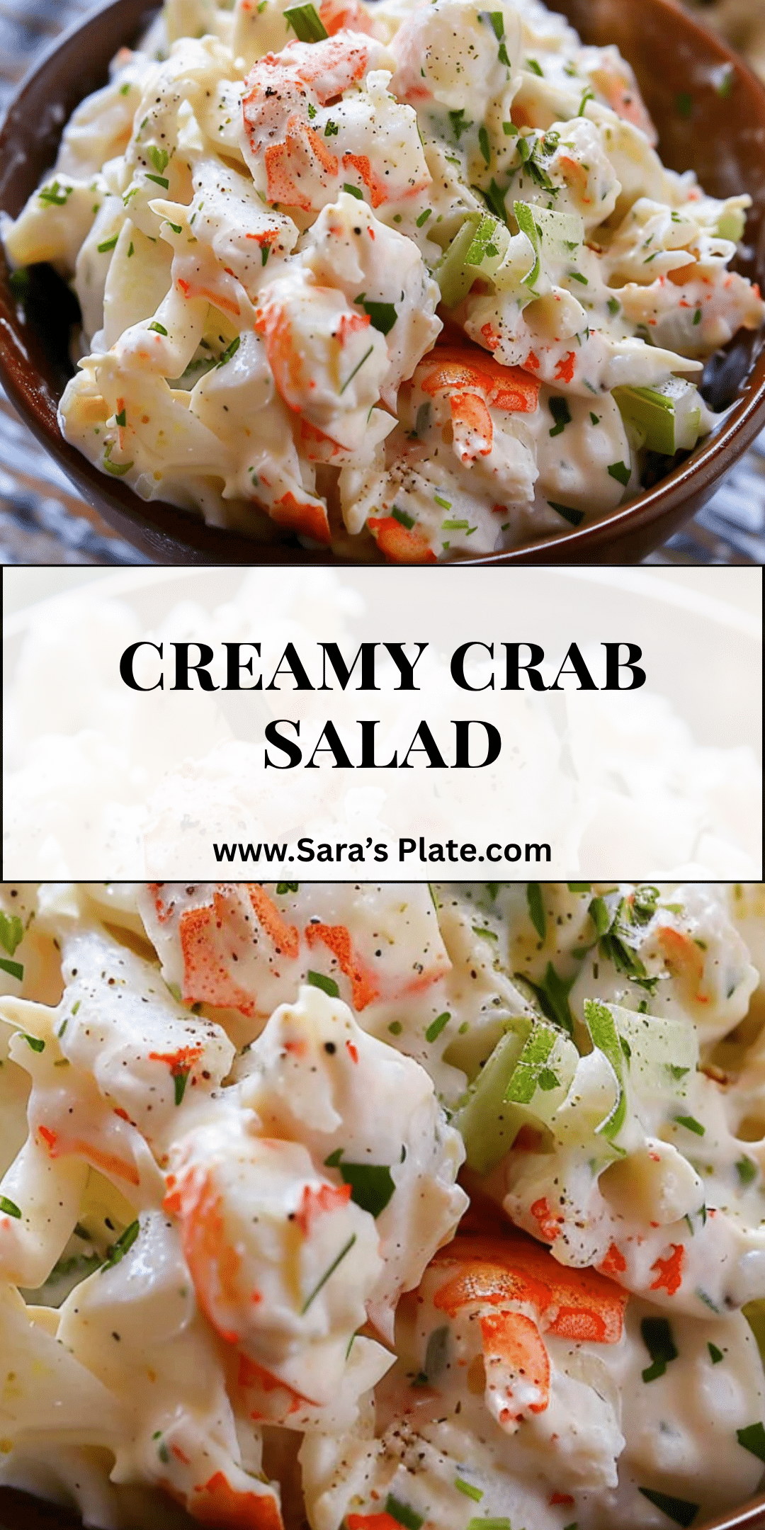 Delicious Crab Salad Recipe | Sara's Plate