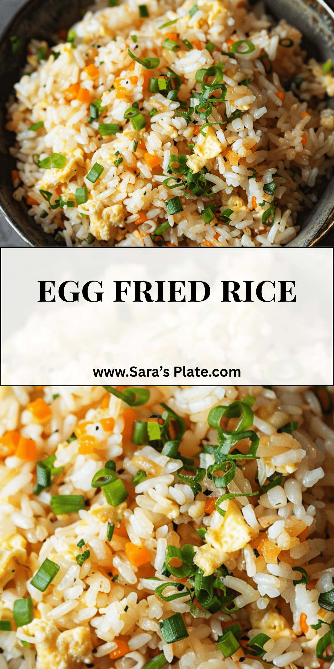 Egg Fried Rice Recipe | Sara's Plate
