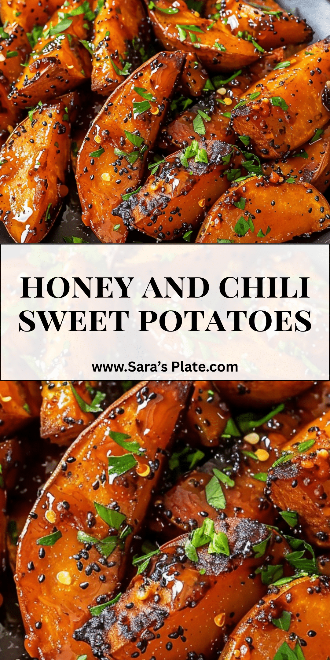 Honey Chili Sweet Potatoes | Sara's Plate