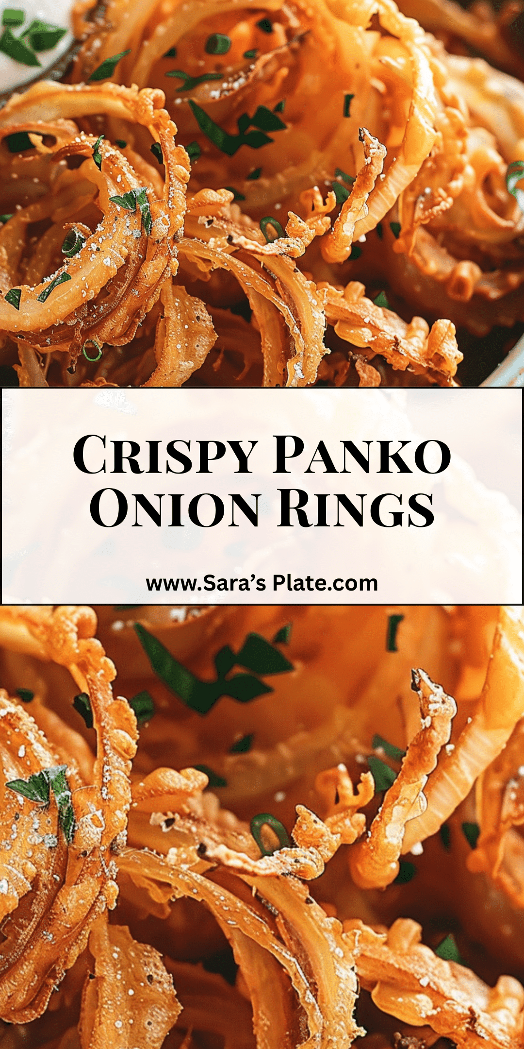 Crispy Panko Onion Rings | Sara's Plate