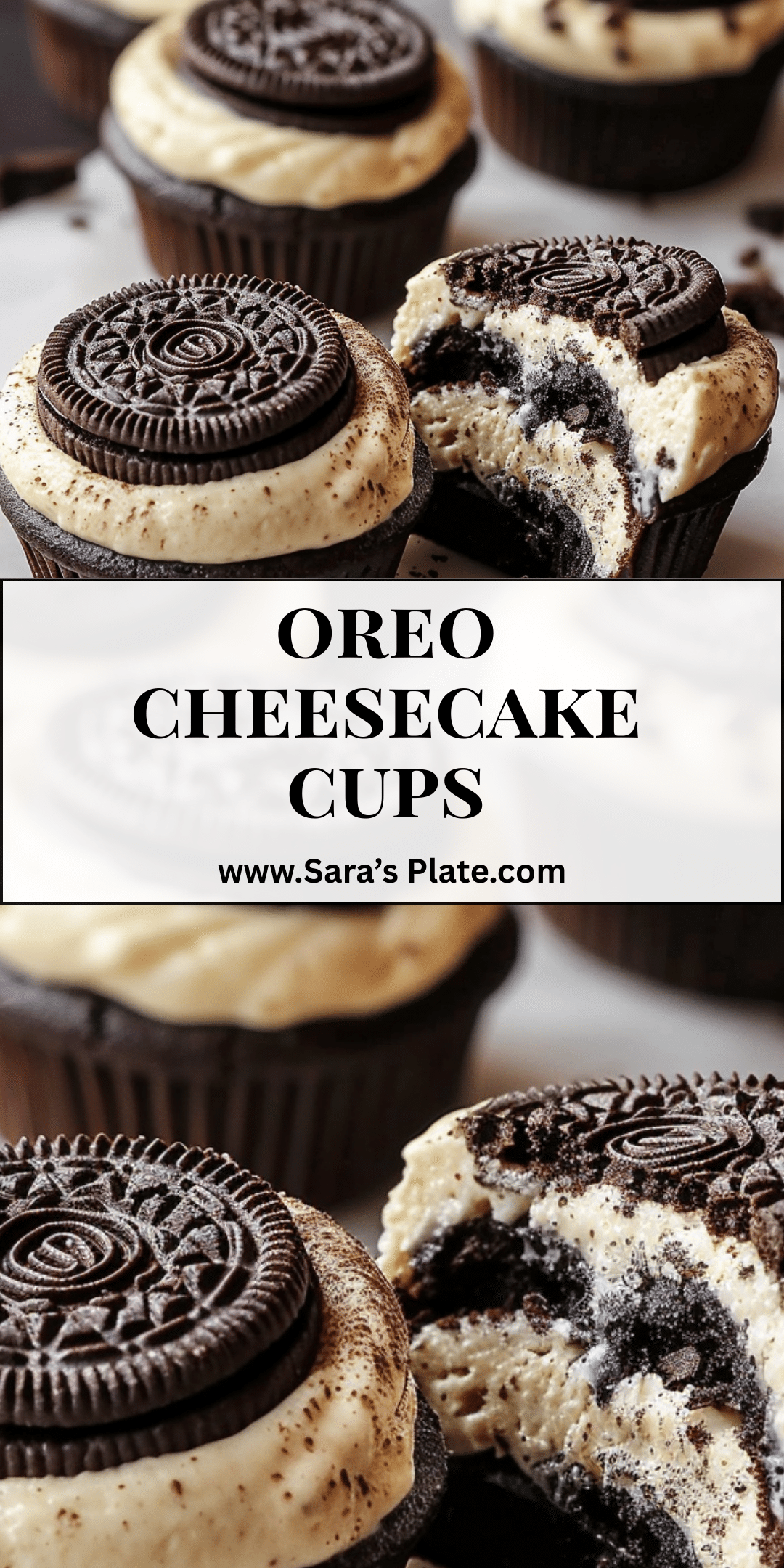 Oreo Cheesecake Cookie Cups Sara S Plate