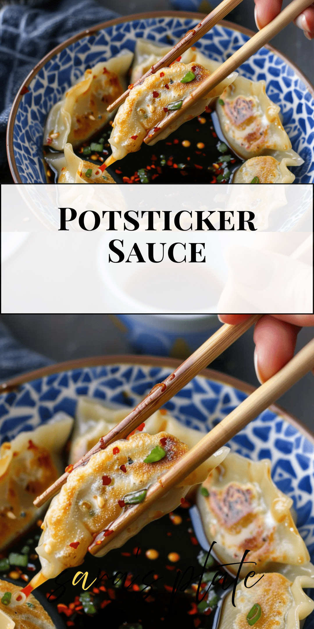 Potsticker Sauce Recipe | Sara's Plate