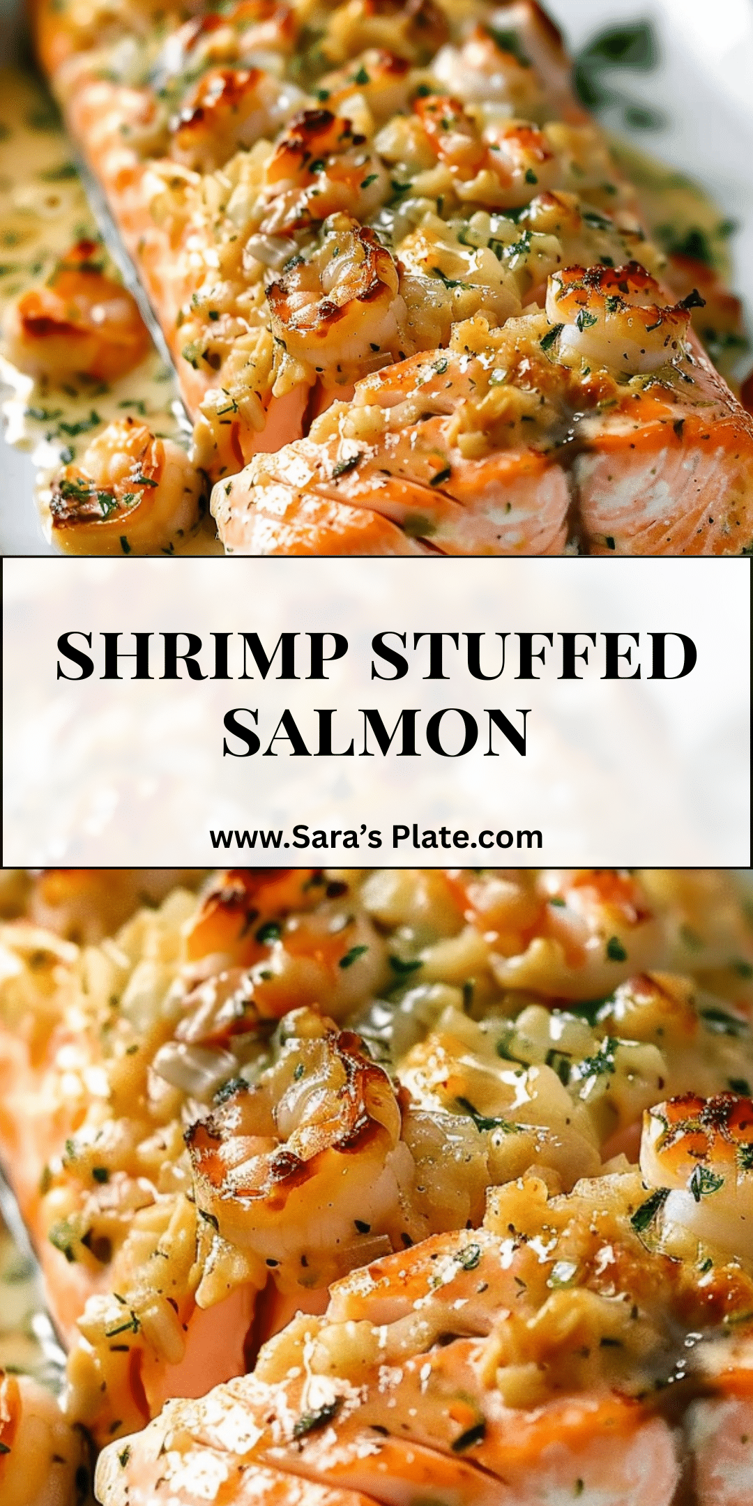 Shrimp-Stuffed Salmon Fillets | Sara's Plate