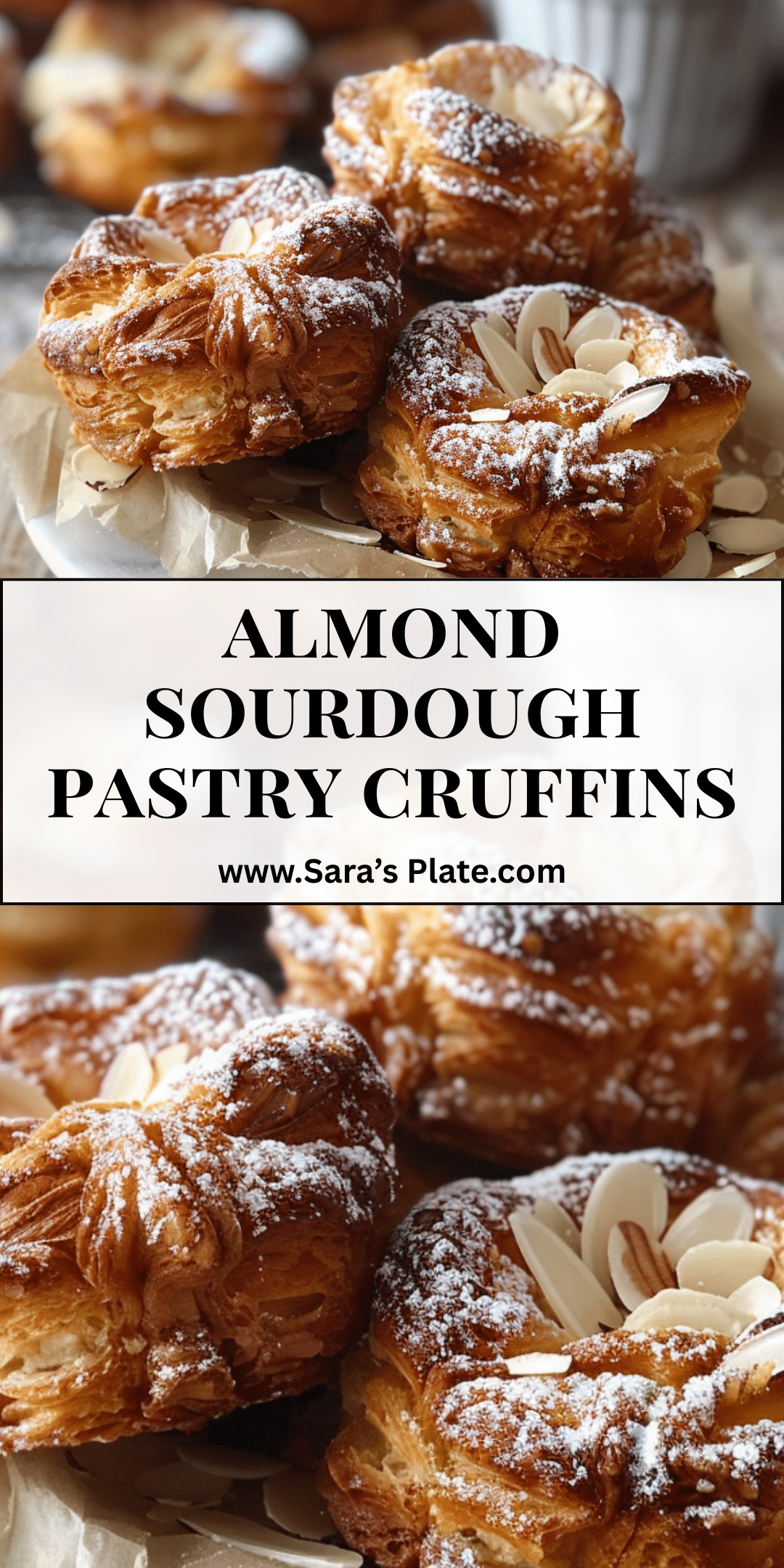 Cruffins Made with Sourdough Puff Pastry & Almond Frangipane Filling ...