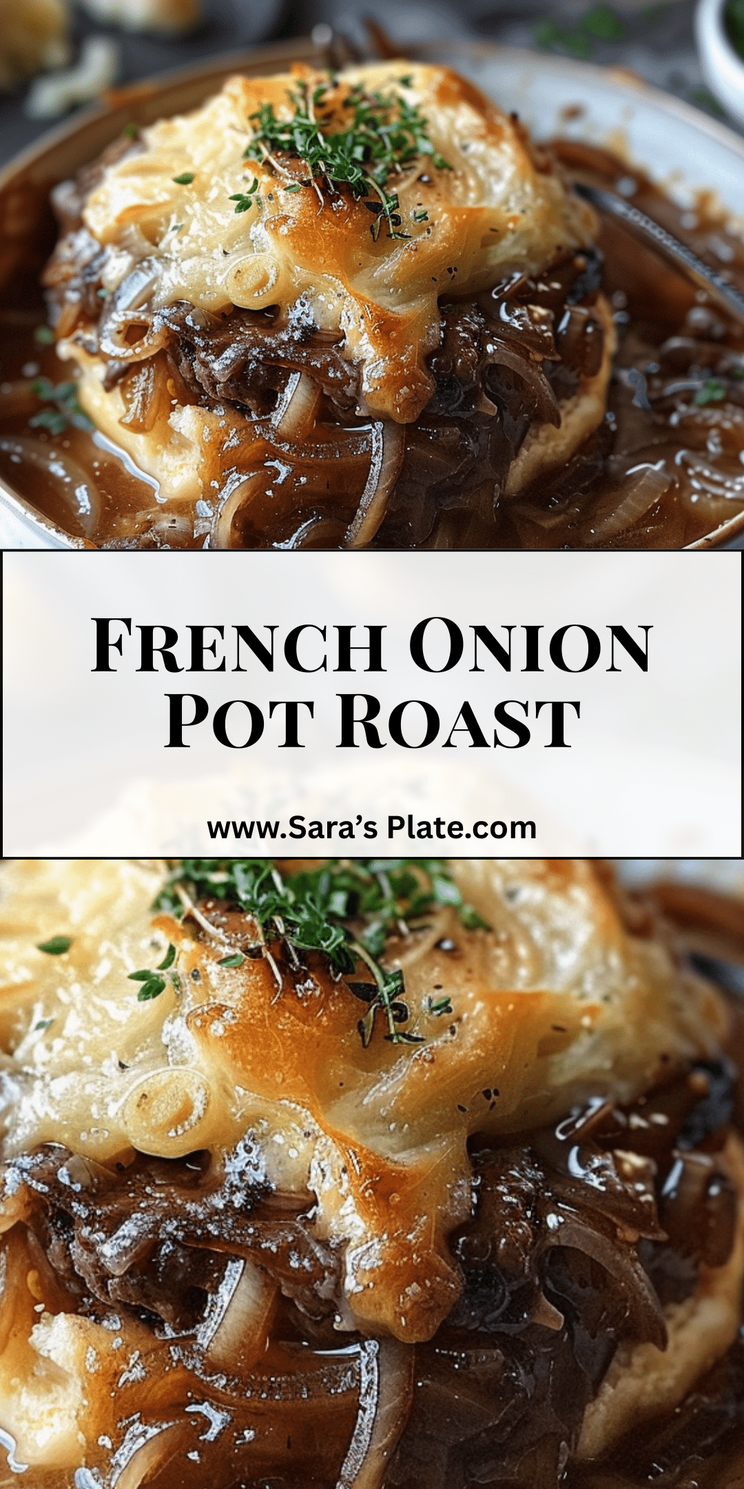 French Onion Pot Roast | Sara's Plate
