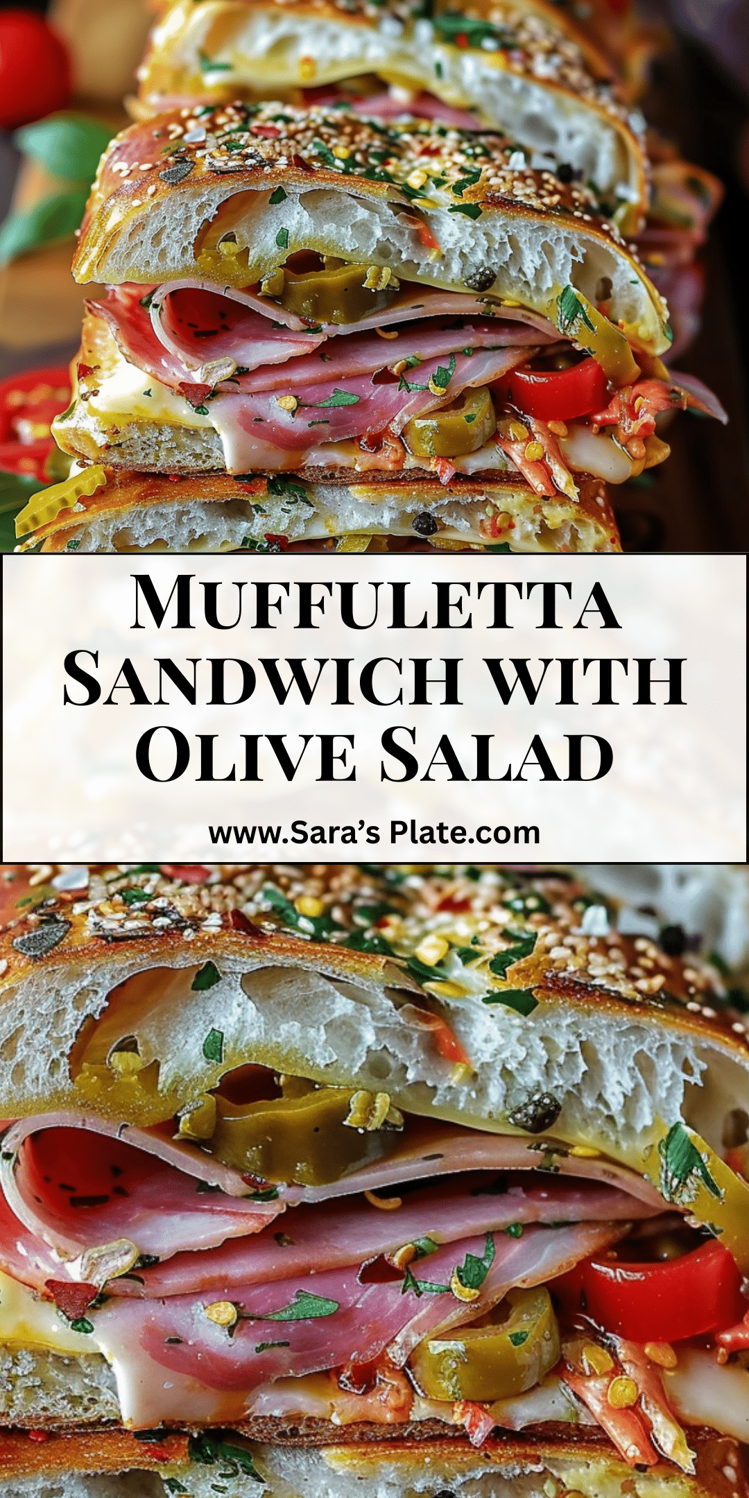Muffuletta Sandwich with Olive Salad : A Flavor-Packed Classic from New ...
