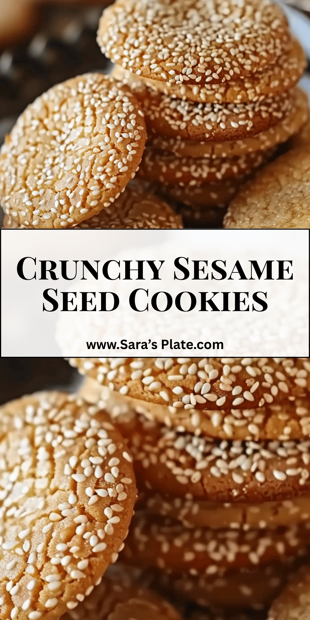 Crunchy Sesame Seed Cookies: A Nutty Delight | Sara's Plate