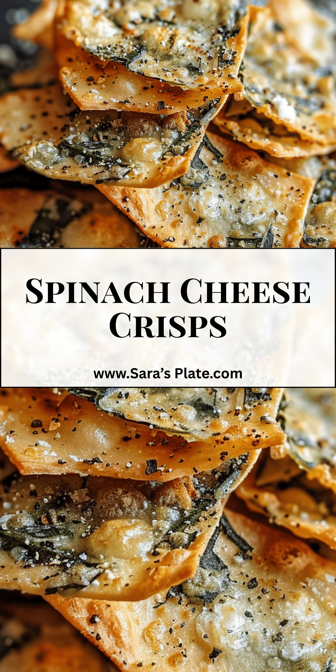 Spinach Cheese Crisps | Sara's Plate