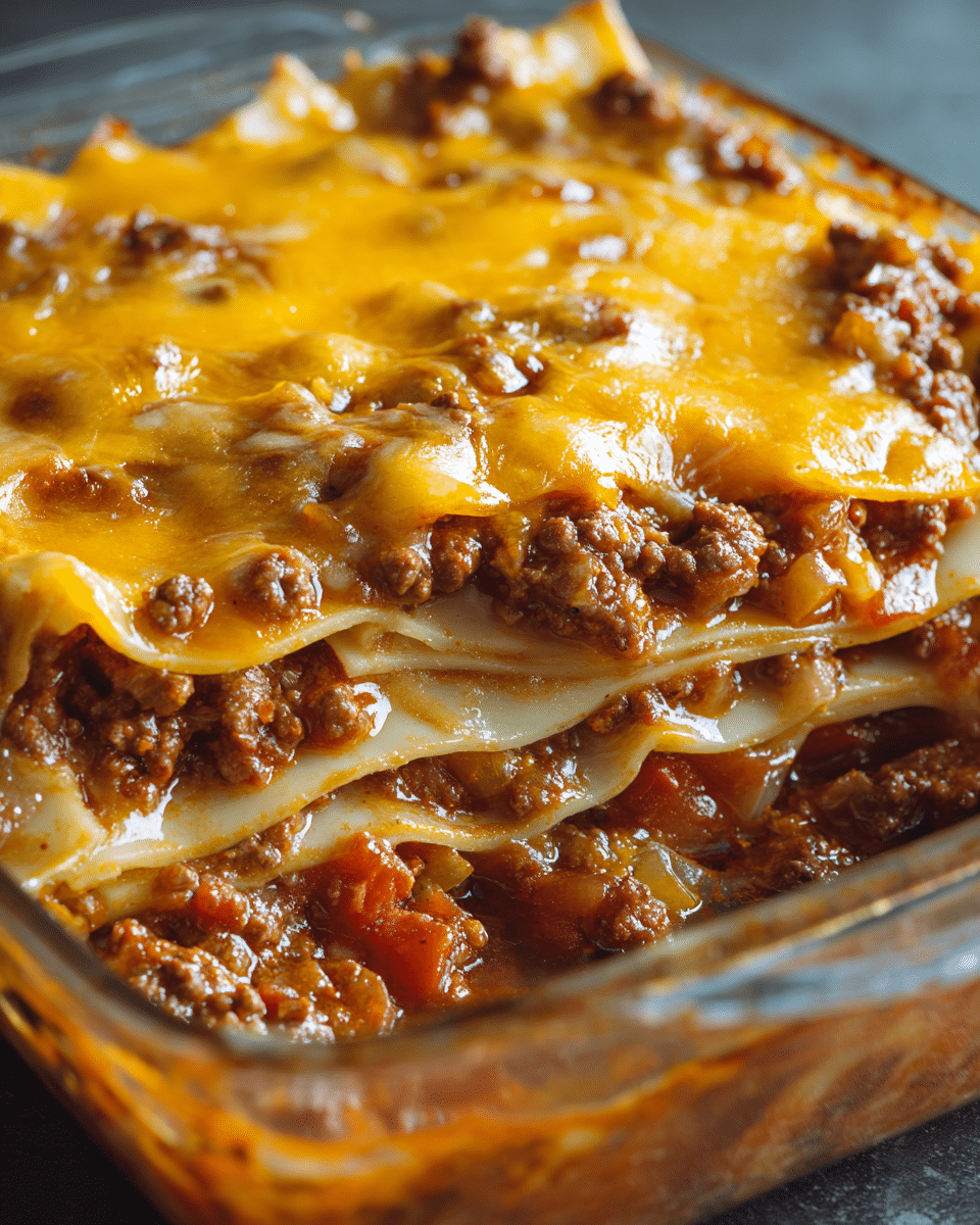 Southern Five Layer Beef Casserole - Comforting Layers of Flavor