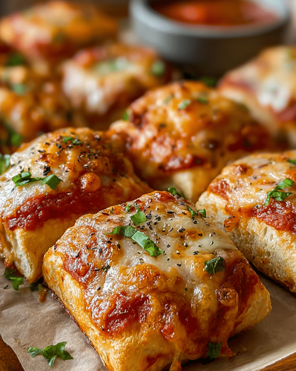 Pepperoni Cheese Pizza Sticks - Ultimate Finger Food Delight