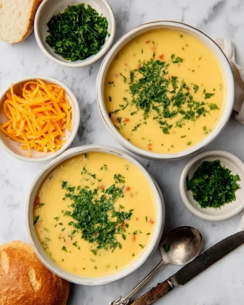 Creamy Cheddar Cheese Soup - Cozy & Rich Homemade Recipe