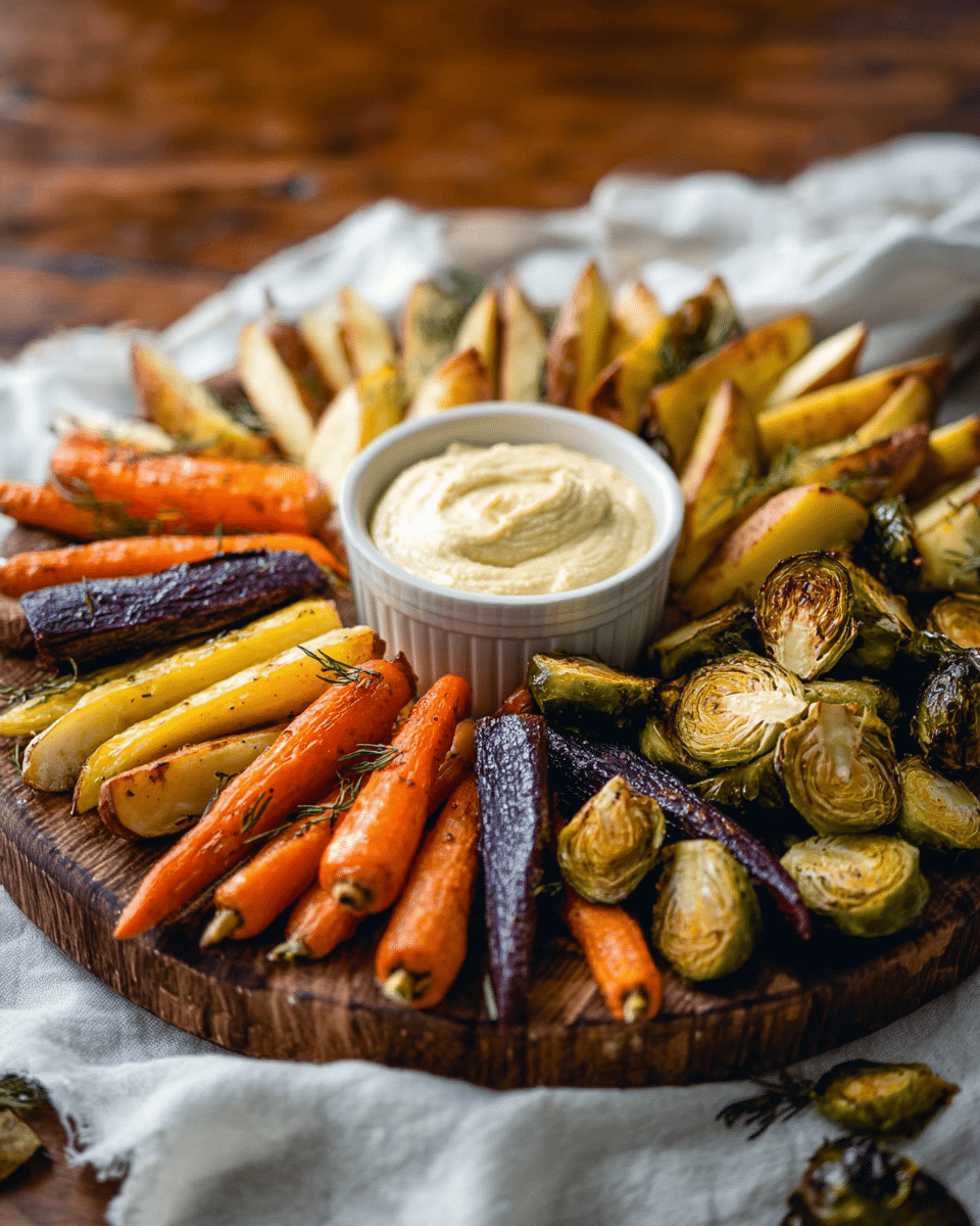 Roasted Veggie Platter Recipe: Colorful & Healthy Delight