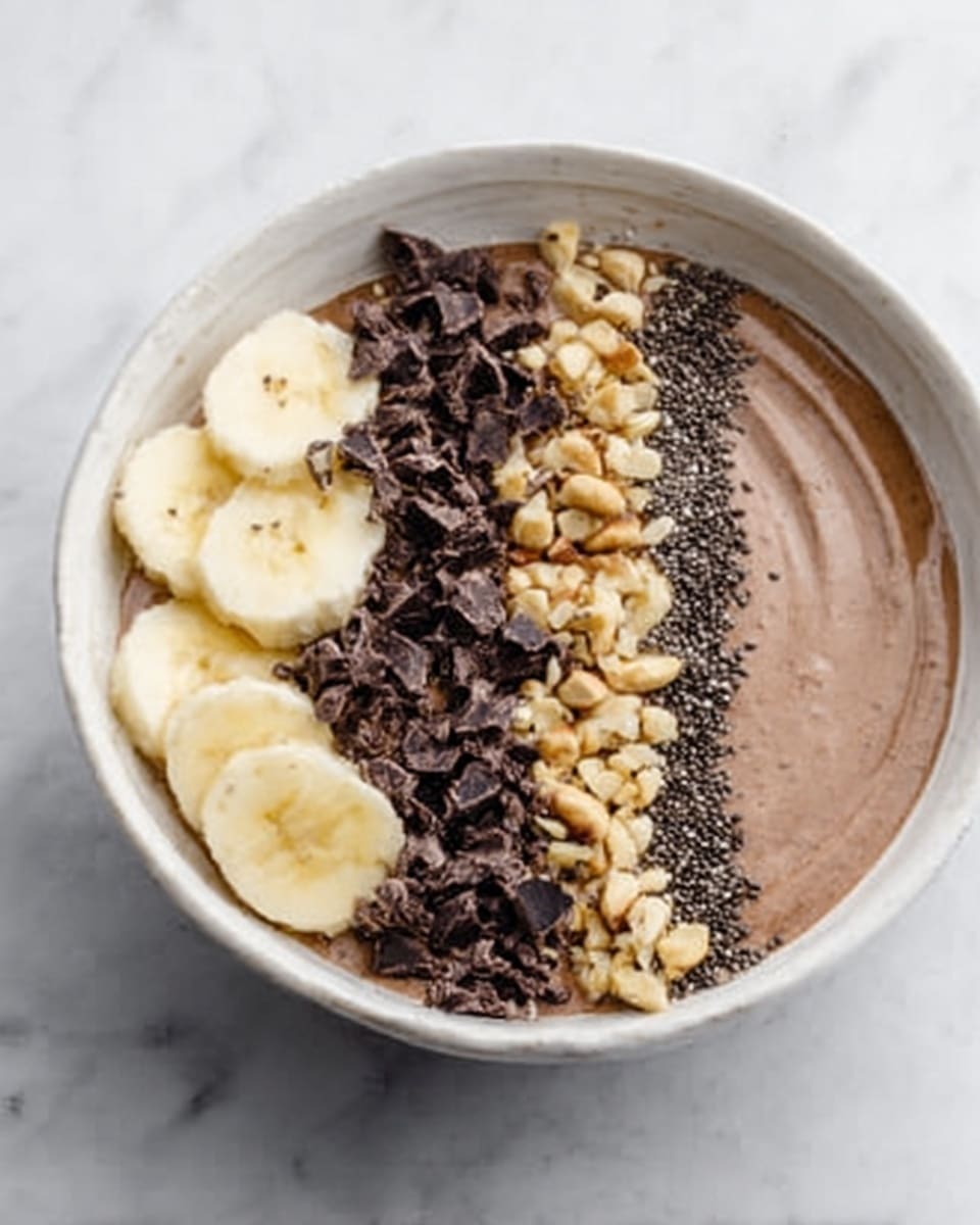 Choco-Banana Smoothie Bowl: Delicious Healthy Breakfast