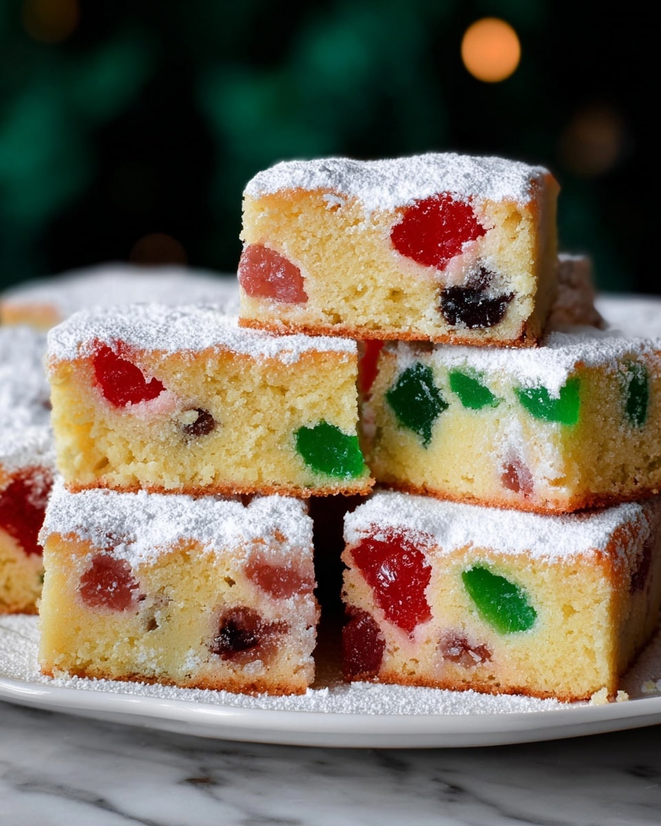 3 Ingredient Cherry Squares - Easy Fruit Dessert