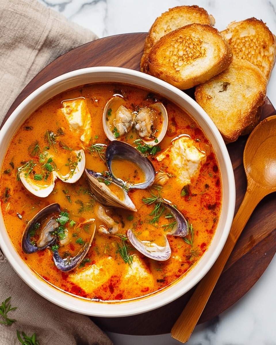 Bouillabaisse Provençal Seafood Stew with Saffron & Herbs