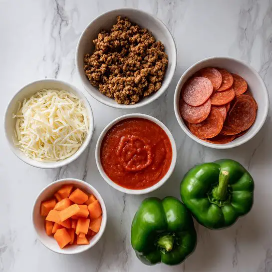 Stuffed Bell Peppers with Ground Beef – Flavorful & Easy Dinner