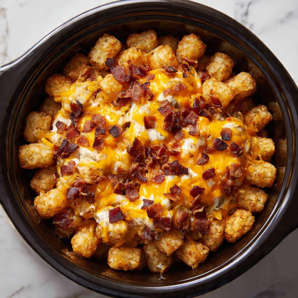 Slow Cooker Tater Tot Casserole: Cozy & Irresistible Family Favorite
