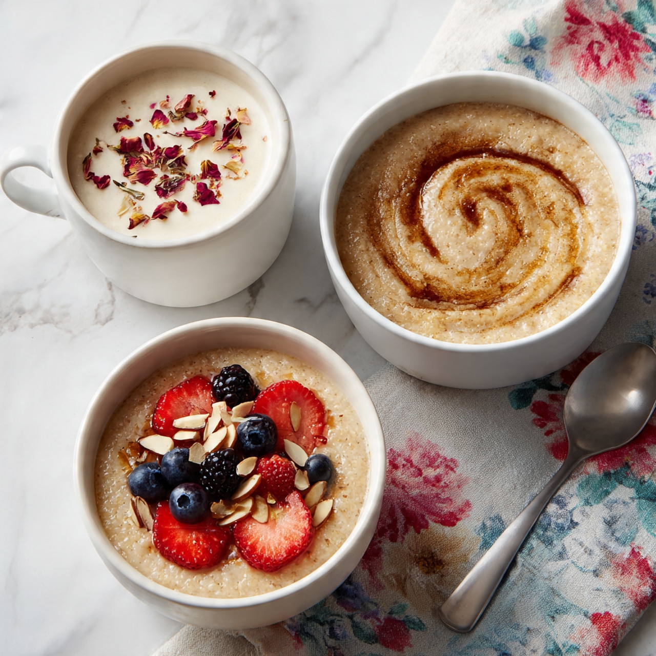 Rose Petal Infused Oatmeal: Romantic Floral Breakfast Delight