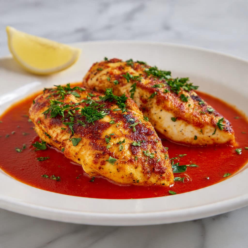 Tilapia in Roasted Pepper Sauce: Elegant & Delicious Fish Dish