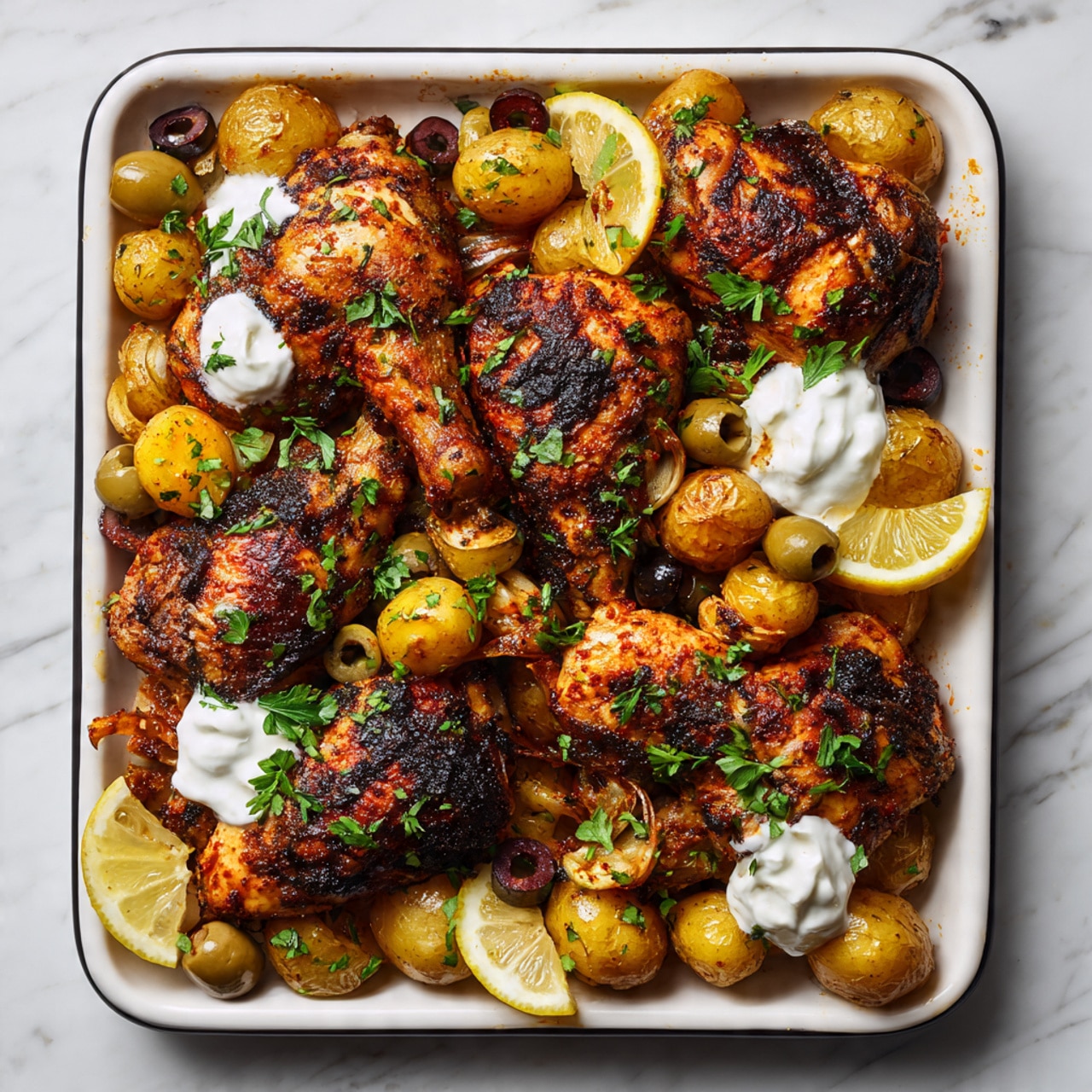 Sheet Pan Lemon Balsamic Chicken and Potatoes – Easy & Flavorful Dinner