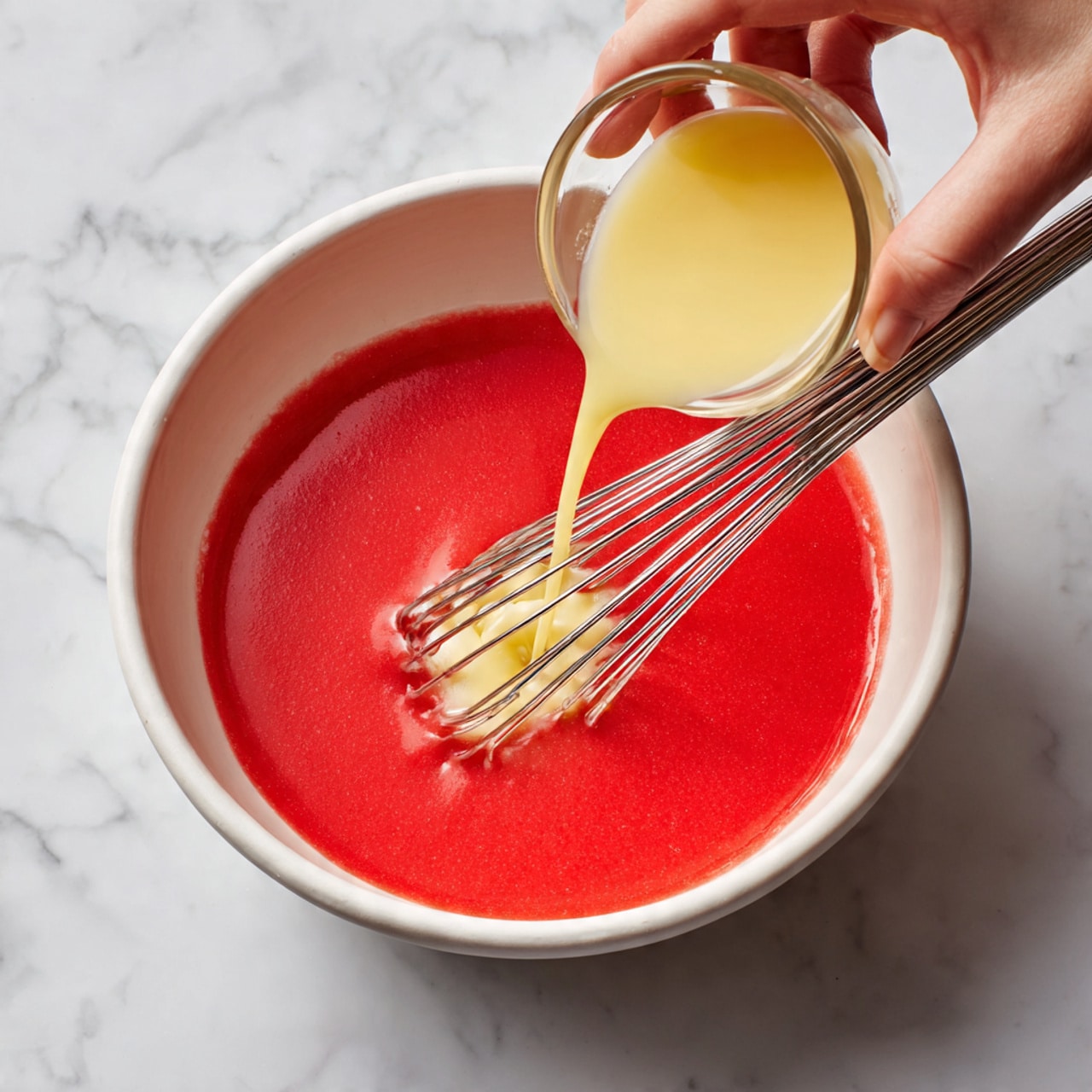 Red Velvet Pancakes with Cream Cheese Frosting | Delicious & Festive