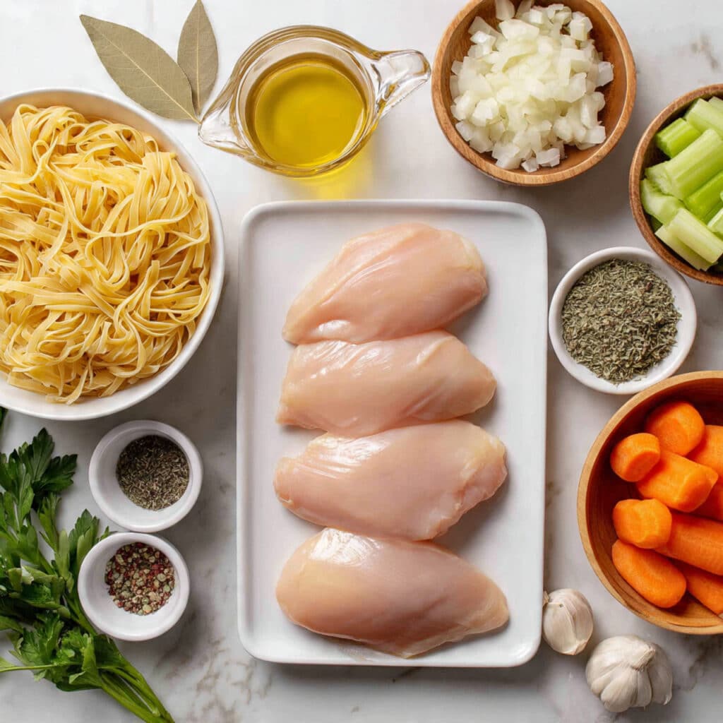 Classic Homemade Chicken Noodle Soup – Cozy & Delicious