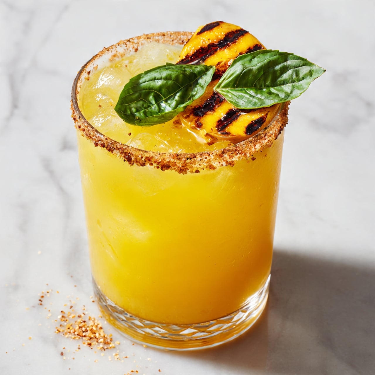 Grilled Mango Basil Margarita: Refreshing Summer Cocktail