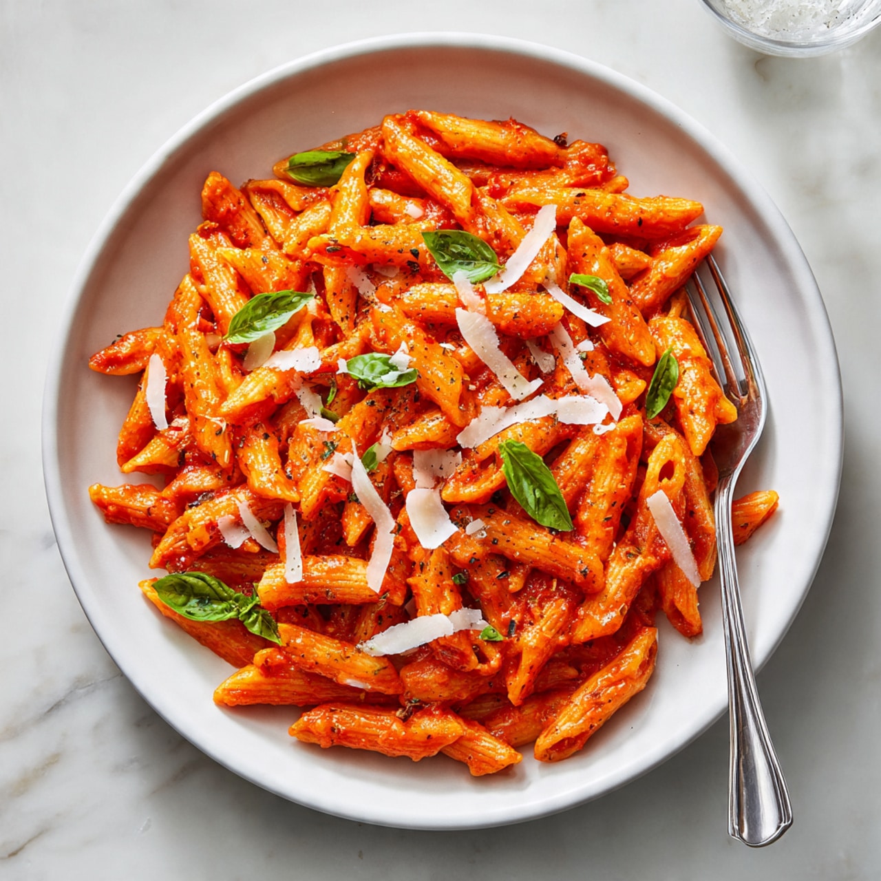 Valentine’s Day Pasta with Roasted Red Pepper Sauce – Romantic Dinner