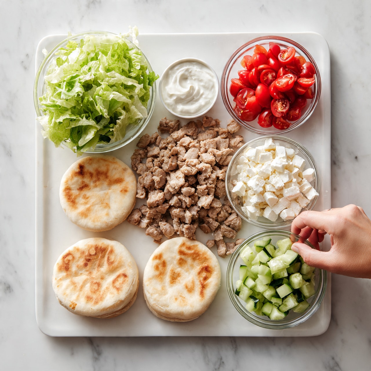 Easy Mediterranean Chicken Gyros - Flavorful & Quick to Make