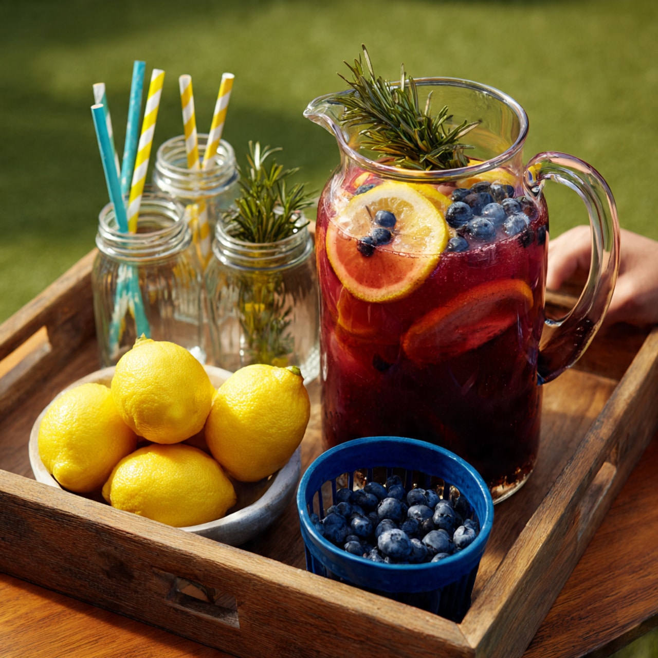 Blueberry Lemon Sangria: Refreshing Summer Cocktail