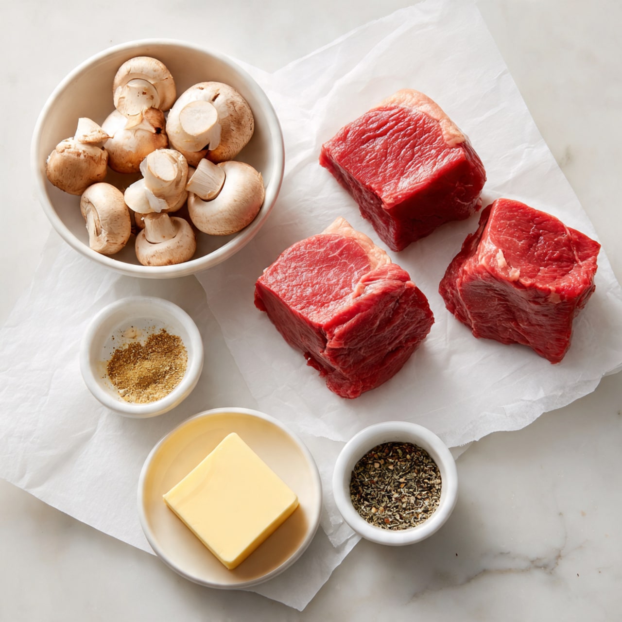 Pan-Seared Filet Mignon with Mushrooms | Elegant Steak Recipe