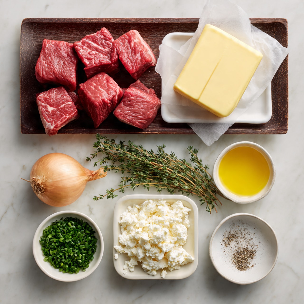 Grilled New York Strip with Blue Cheese Butter | Perfect Steak