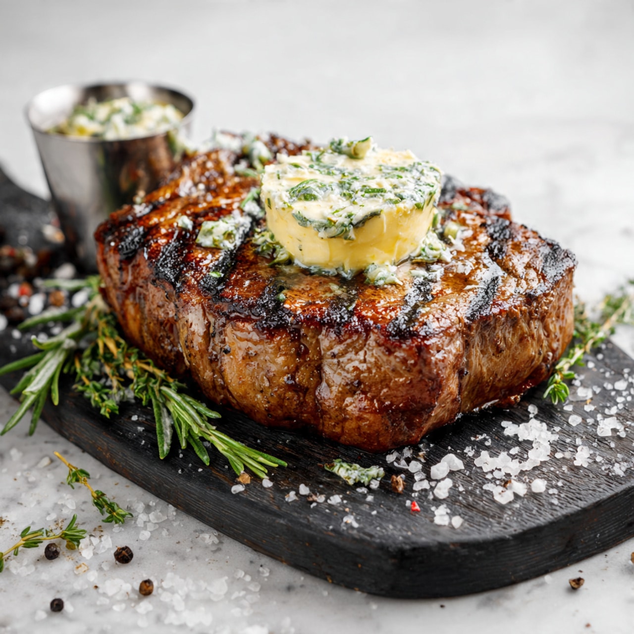 Porterhouse Steak with Garlic Butter – Juicy & Flavorful Steak