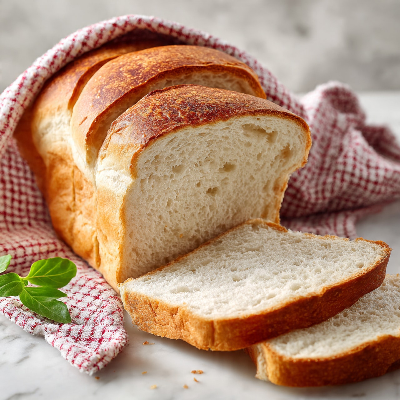 Homemade Soft and Fluffy White Sandwich Bread - Easy & Fresh