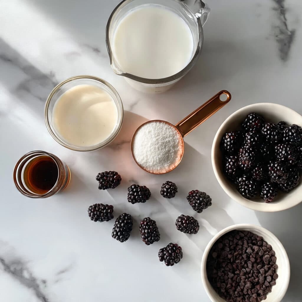 White Chocolate Blackberry Ice Cream: Creamy & Fruity Delight