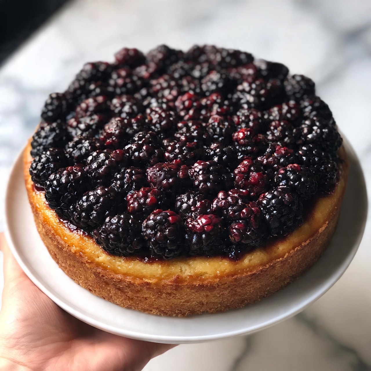 Blueberry Upside Down Cake - Irresistible Fruit Dessert
