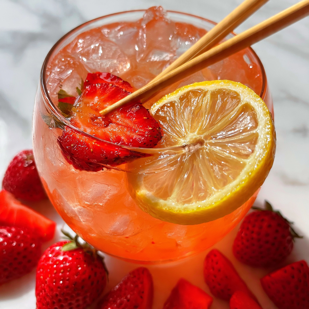 Strawberry Whiskey Lemonade: Refreshing Summer Cocktail