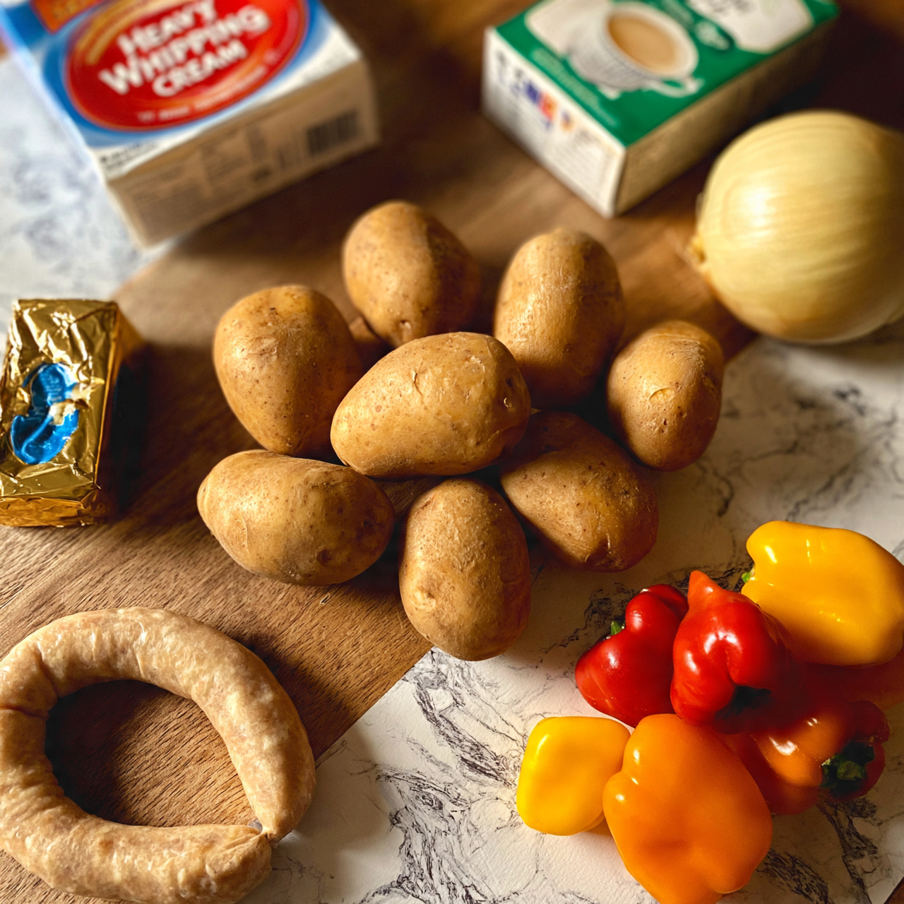 Cheesy Ranch Potatoes and Sausage Recipe | Comfort Food Favorite