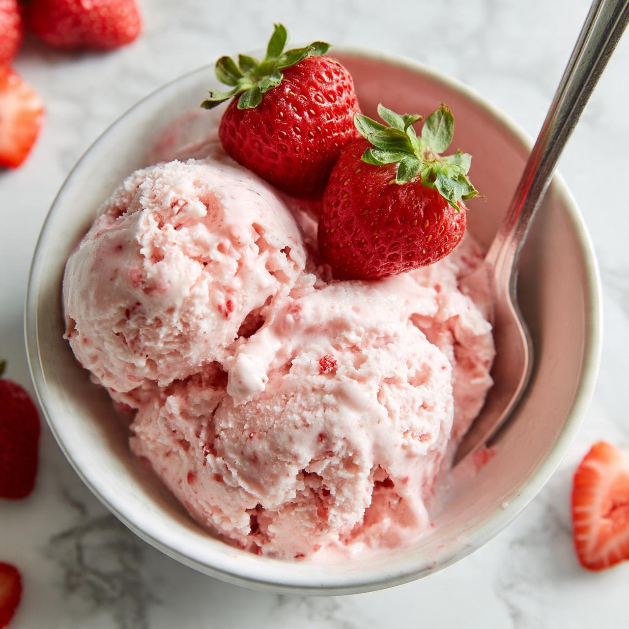Homemade Strawberry Ice Cream Recipe – Creamy Summer Delight